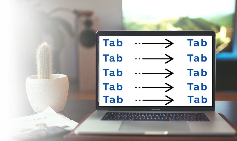 HOW TO ADD TABS IN HTML Code XOXO